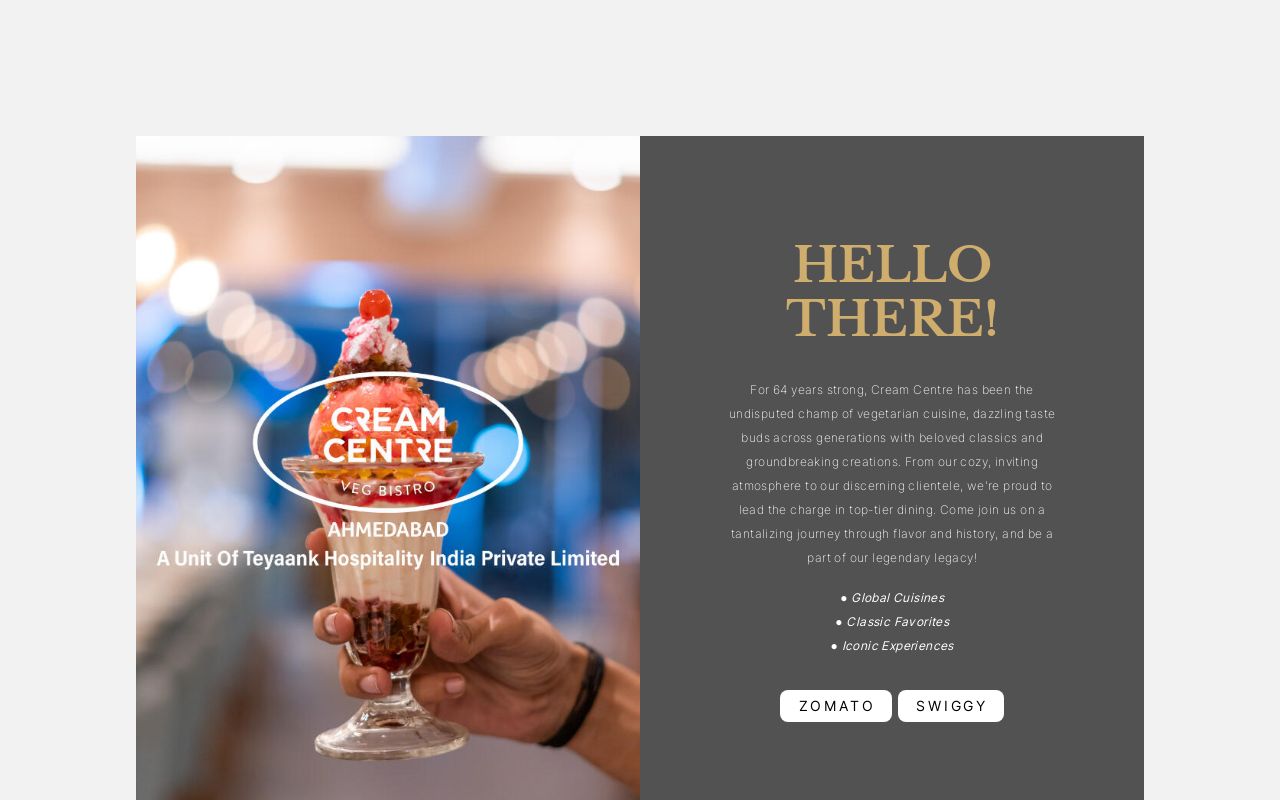 Cream Centre Ahmedabad